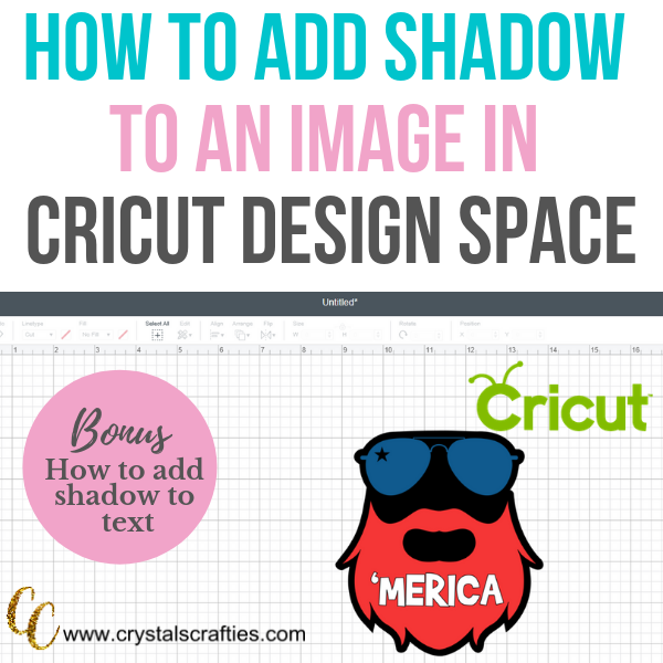 How to add shadow to an image in Cricut Design Space