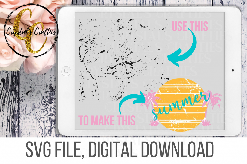 Distressed Template SVG