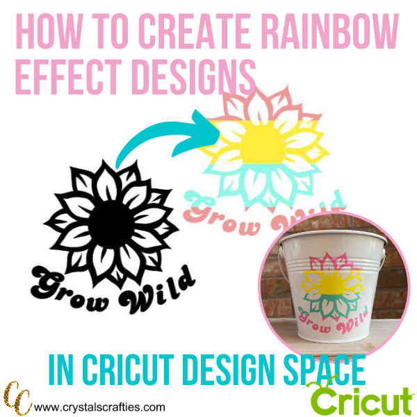 How to create Rainbow Effect designs in Cricut Design Space