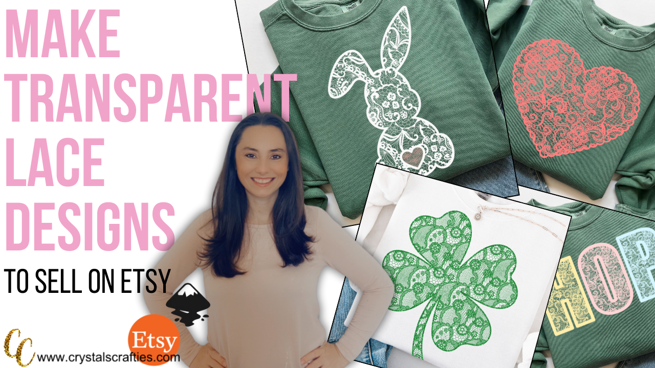 Adding a transparent lace effect to your designs