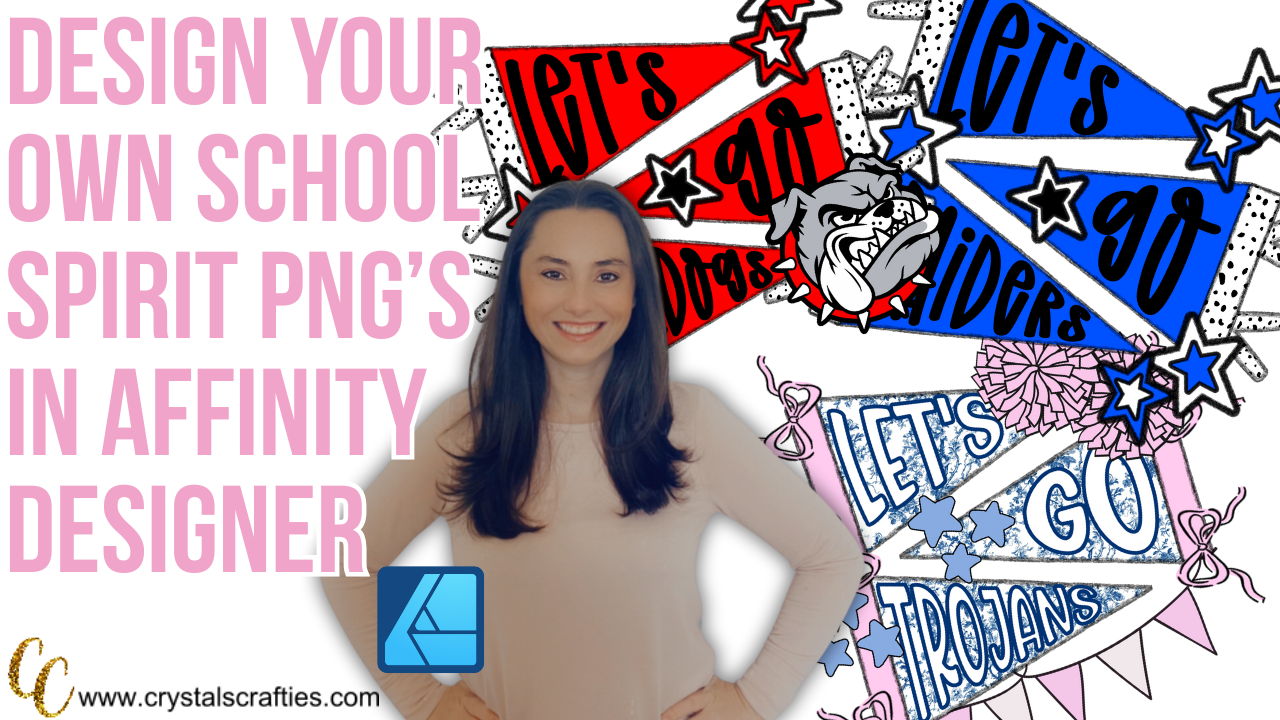 How to Design School Spirit PNGs in Affinity Designer 2