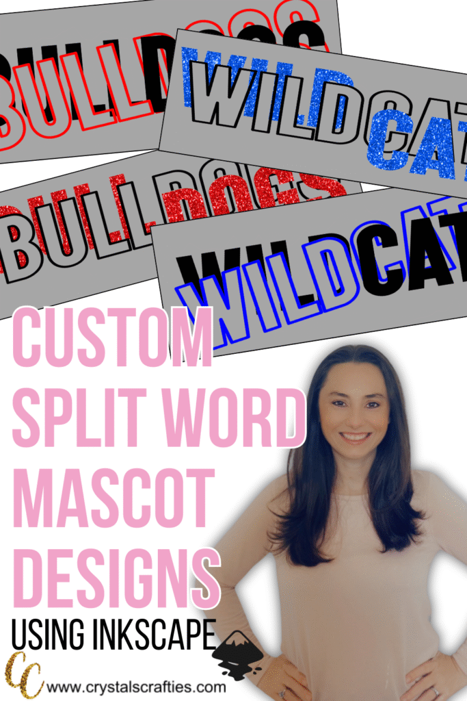 Split Word Mascot Designs