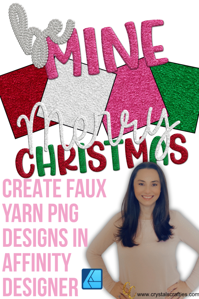 How to Create Faux Yarn PNG Designs in Affinity Designer 2