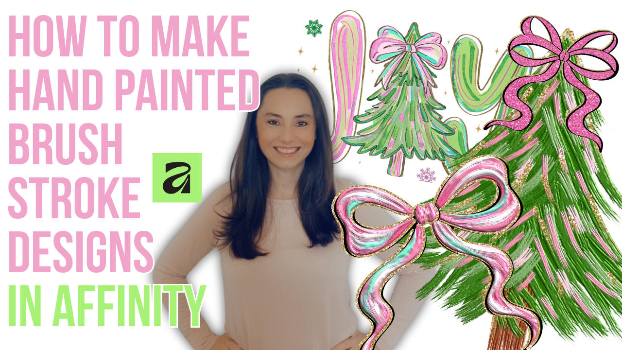 Create Hand Drawn Brush Stroke Designs in Affinity by Canva