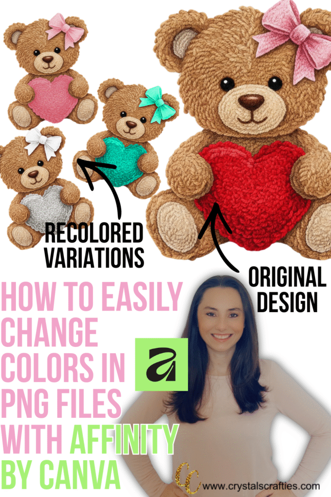 Change Colors in a PNG Design Using Affinity by Canva