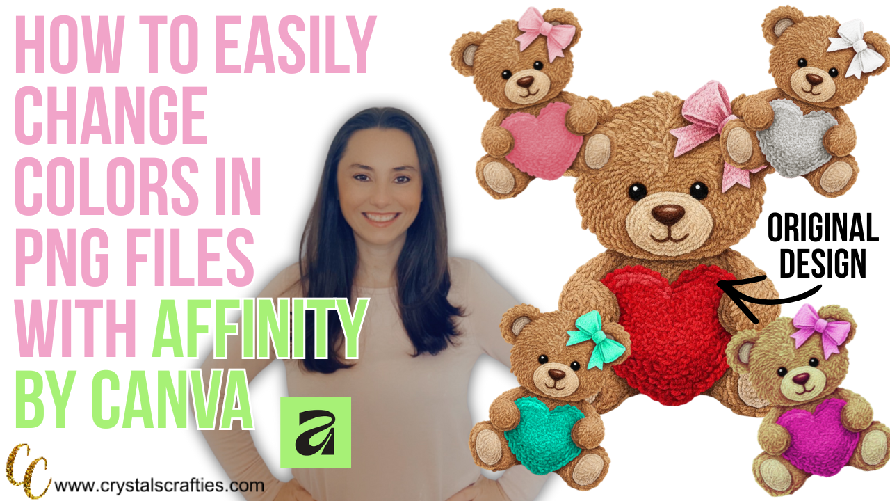 Change Colors in a PNG Design Using Affinity by Canva
